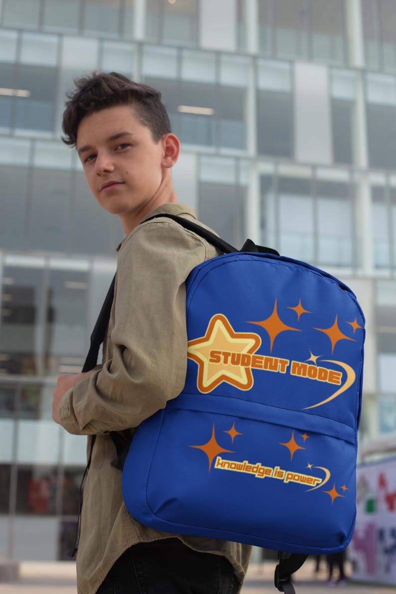 Student Mode Backpack Teen Boy Teen Girl Cool Design Back to School - Etsy