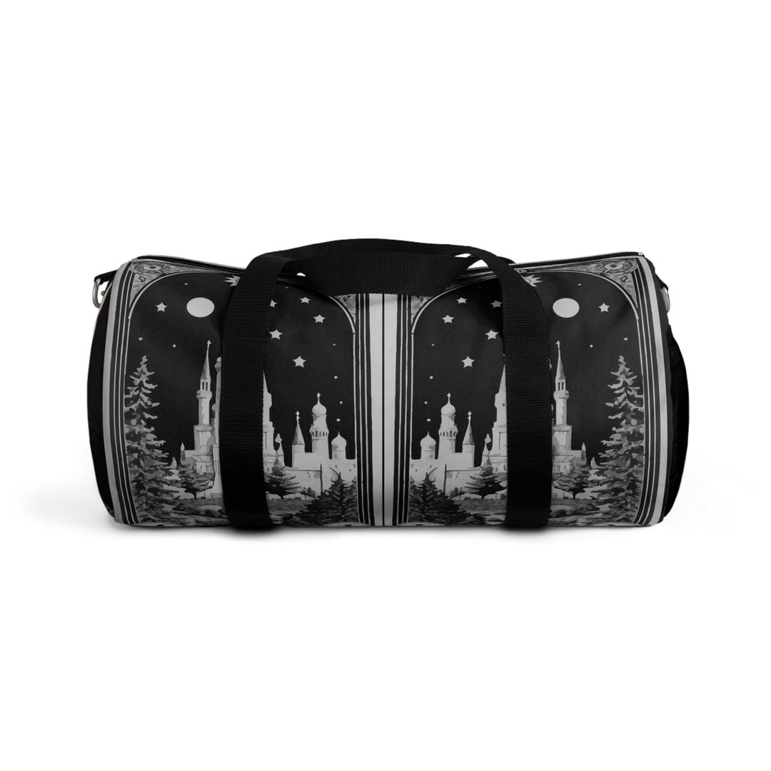 Lady Death Duffel Bag Gothic Gym Tote, Skull Design Carry-on, Dark ...