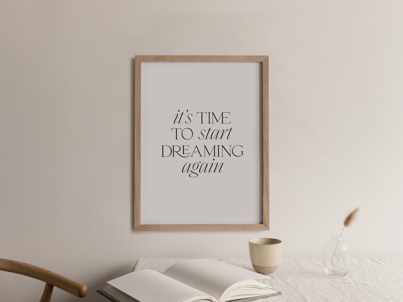 Motivational Quote - Digital Download Print - It's Time to Start ...