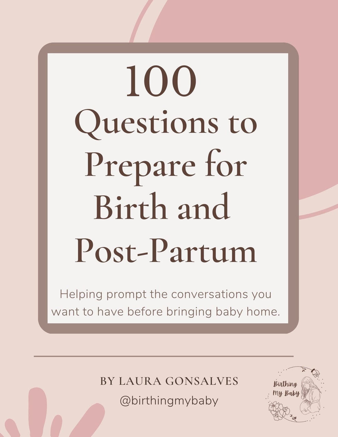 100 Questions to Prepare for Birth and Post-partum - Etsy