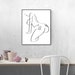 Eternal Embrace One-line Drawing: Intimacy Art Print (digital Download ...