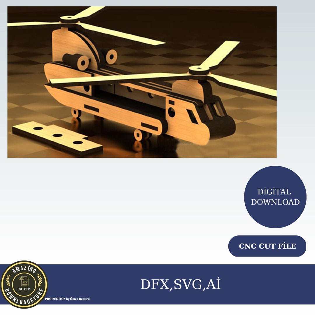 Laser Cut Helicopter Chines. Plane Laser Cut Templates. File for Cnc ...