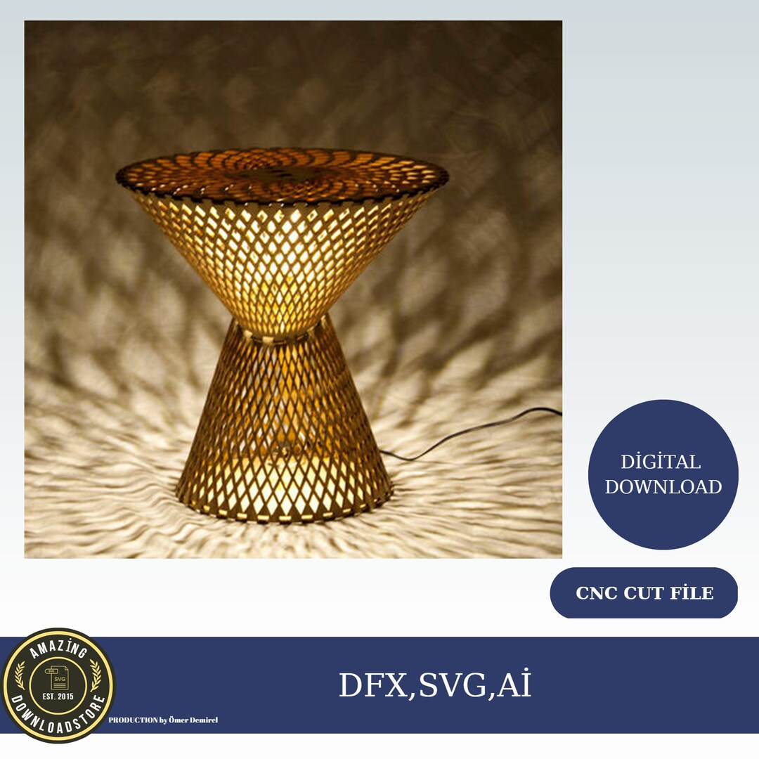 Pendant Light Laser Cut Pendant Light SVG Design Laser Cut Files CNC ...