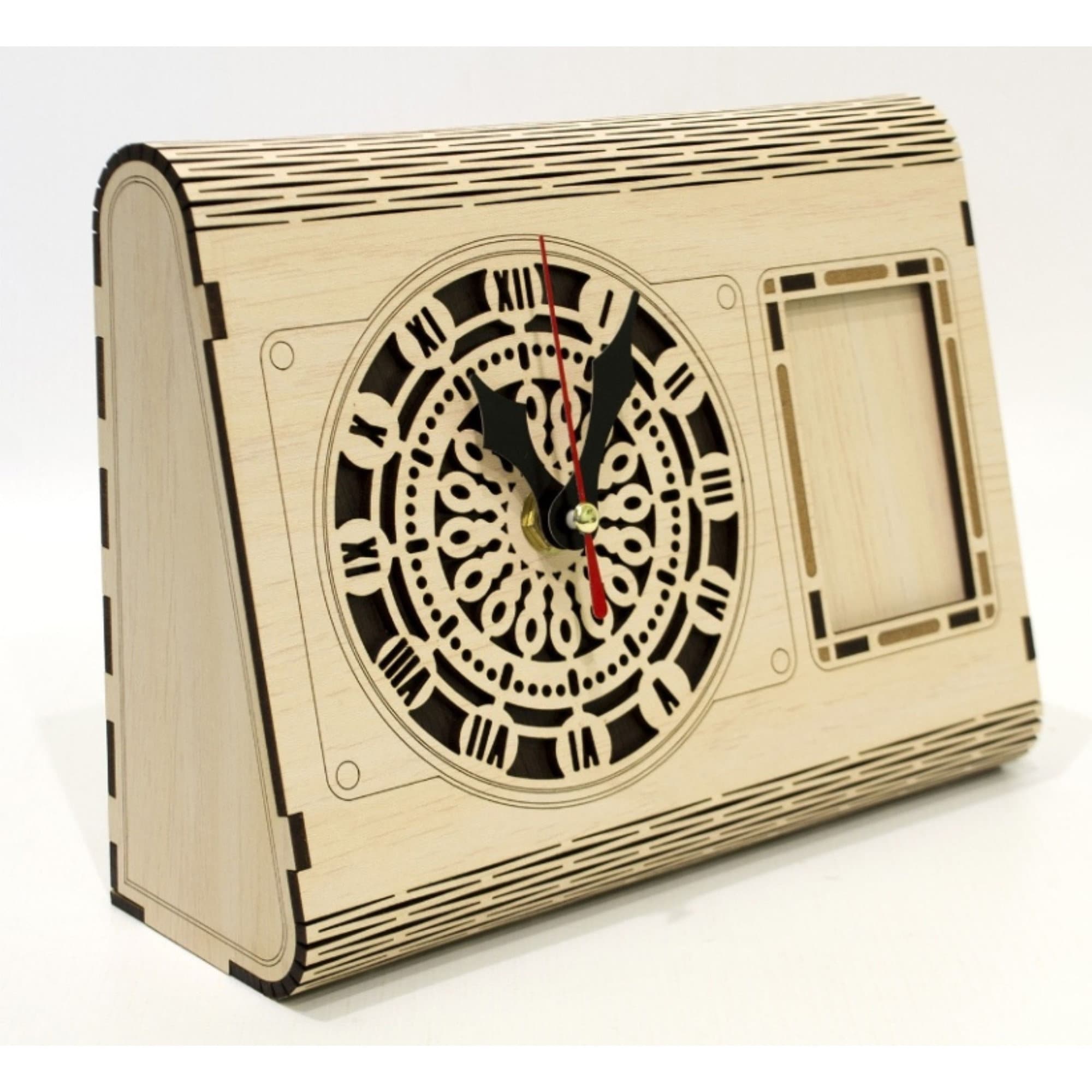 Decorative Wall Clock.laser Cut Files SVG, DXF, CDR, Vector Plans ...