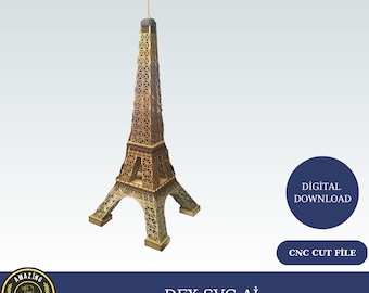 Eiffel Tower Laser Cut - Etsy
