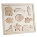 Montessori Sea Animals Wooden Puzzle for Kids SVG, DXF File for Laser ...