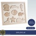 Montessori Sea Animals Wooden Puzzle for Kids SVG, DXF File for Laser ...