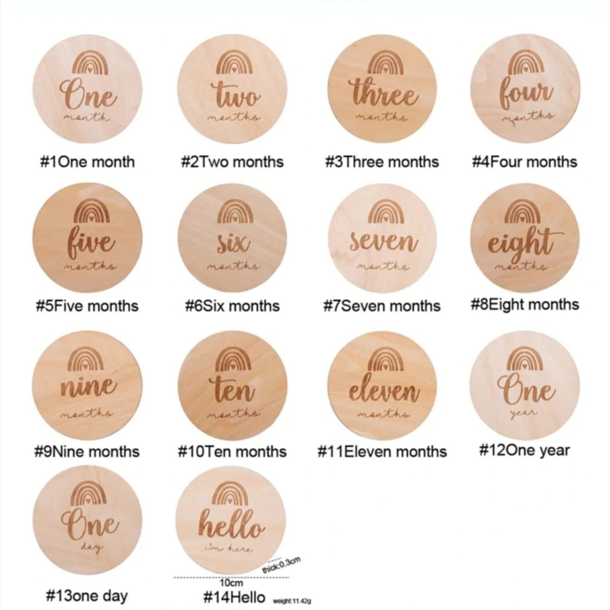 Baby Milestone Disc Template SVG Ai DFX Template Silhouette Cut Files ...