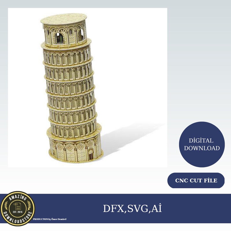 Pisa Tower - Etsy