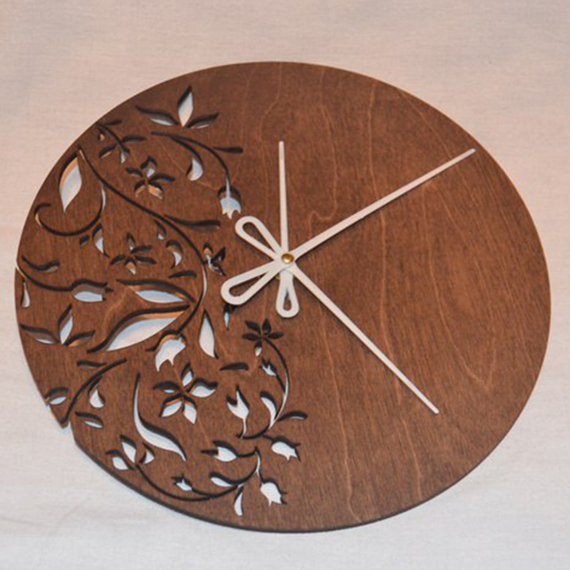 Decorative Wall Clock.laser Cut Files SVG, DXF, CDR, Vector Plans ...
