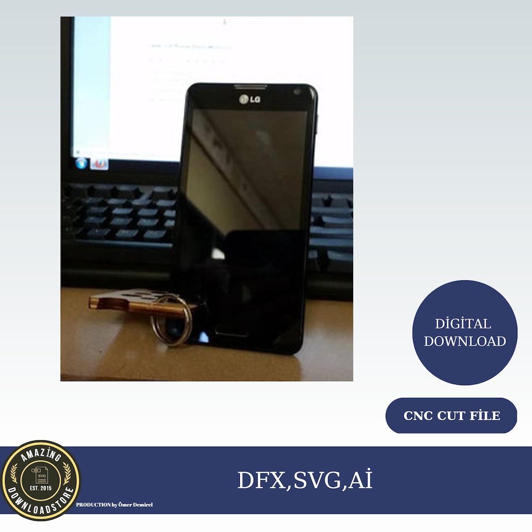 Laser Cut Phone Stand Svg Template Glowforge Phone Stand Svg Cricut ...