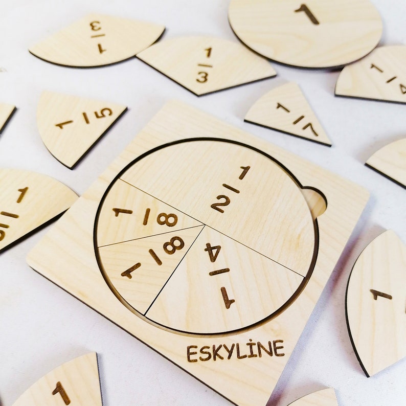 Montessori-inspired Fractional Discs | Understanding Fractions ...