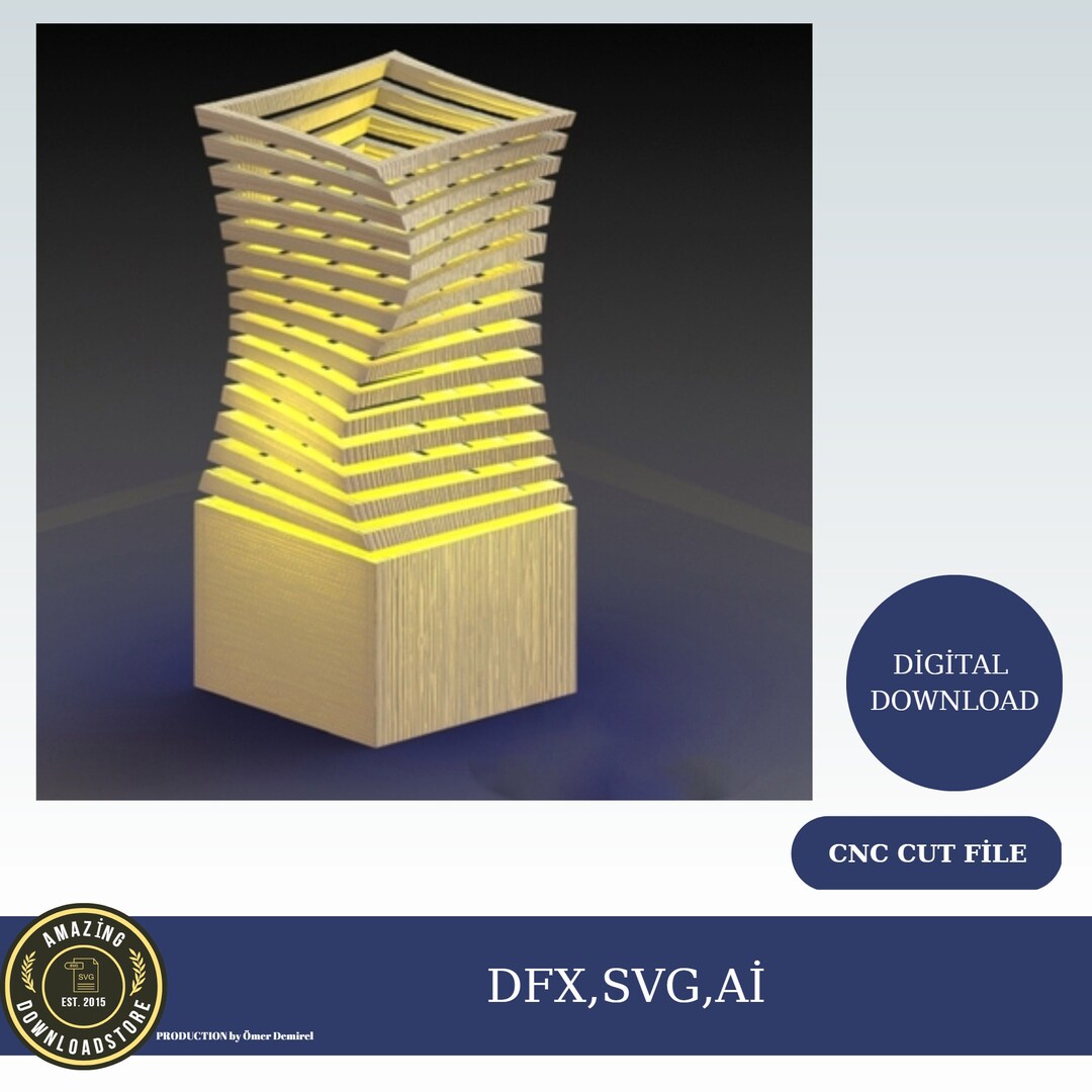 Pendant Light Laser Cut Pendant Light SVG Design Laser Cut Files CNC ...