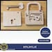 Padlock With Locking Mechanism, Easy to Assemble, No Screws and Glue ...