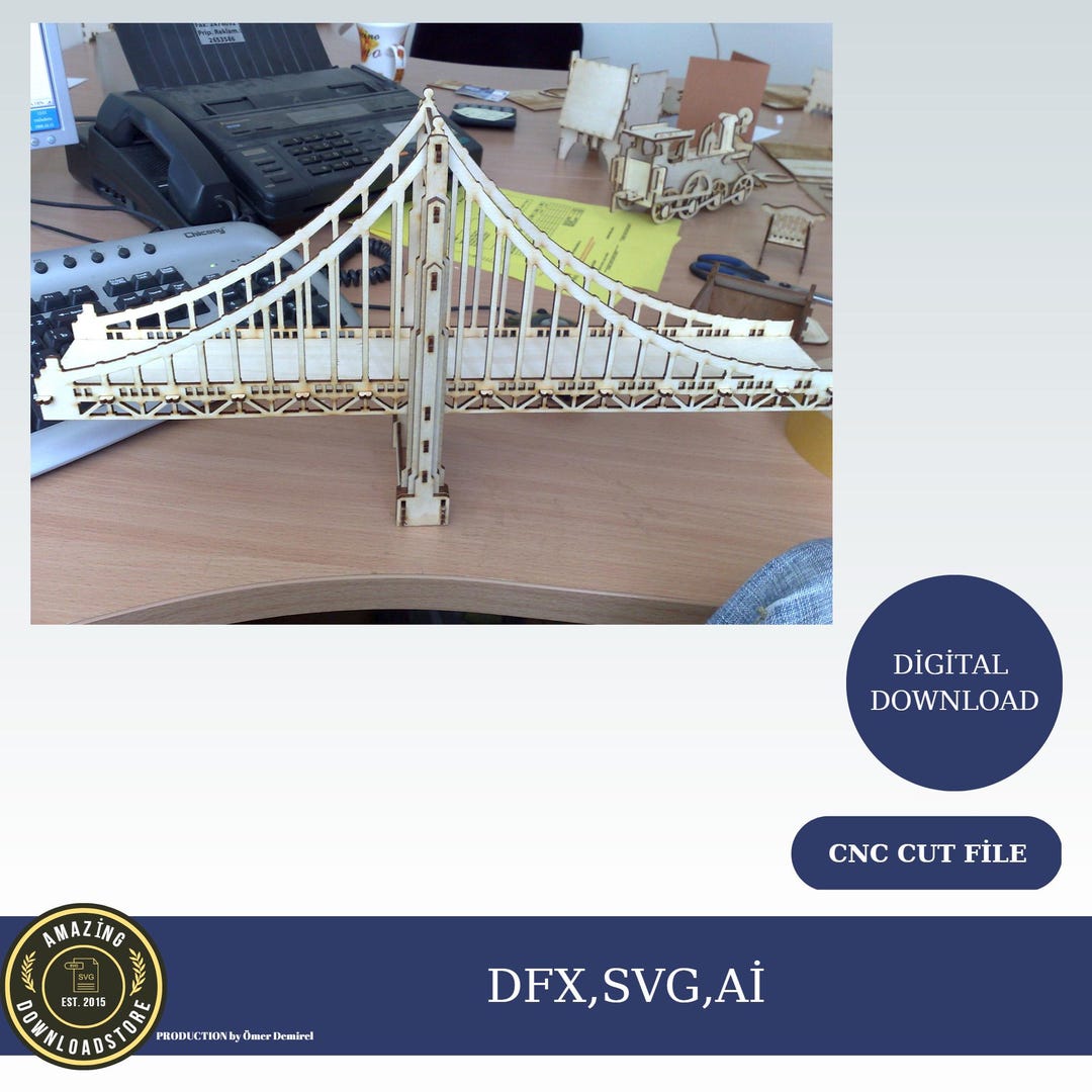 Golden Gate Bridge Teil Model Kit, Portland Oregon 26 Long X 7.5 Tall ...