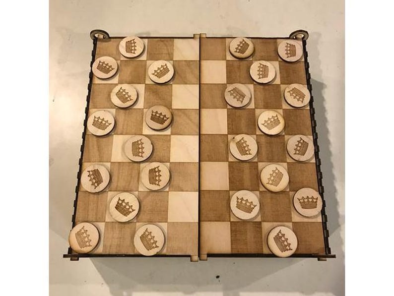 Wooden Chess Pieces Laser Cut File Glowforge Project Handmade Chess Set ...