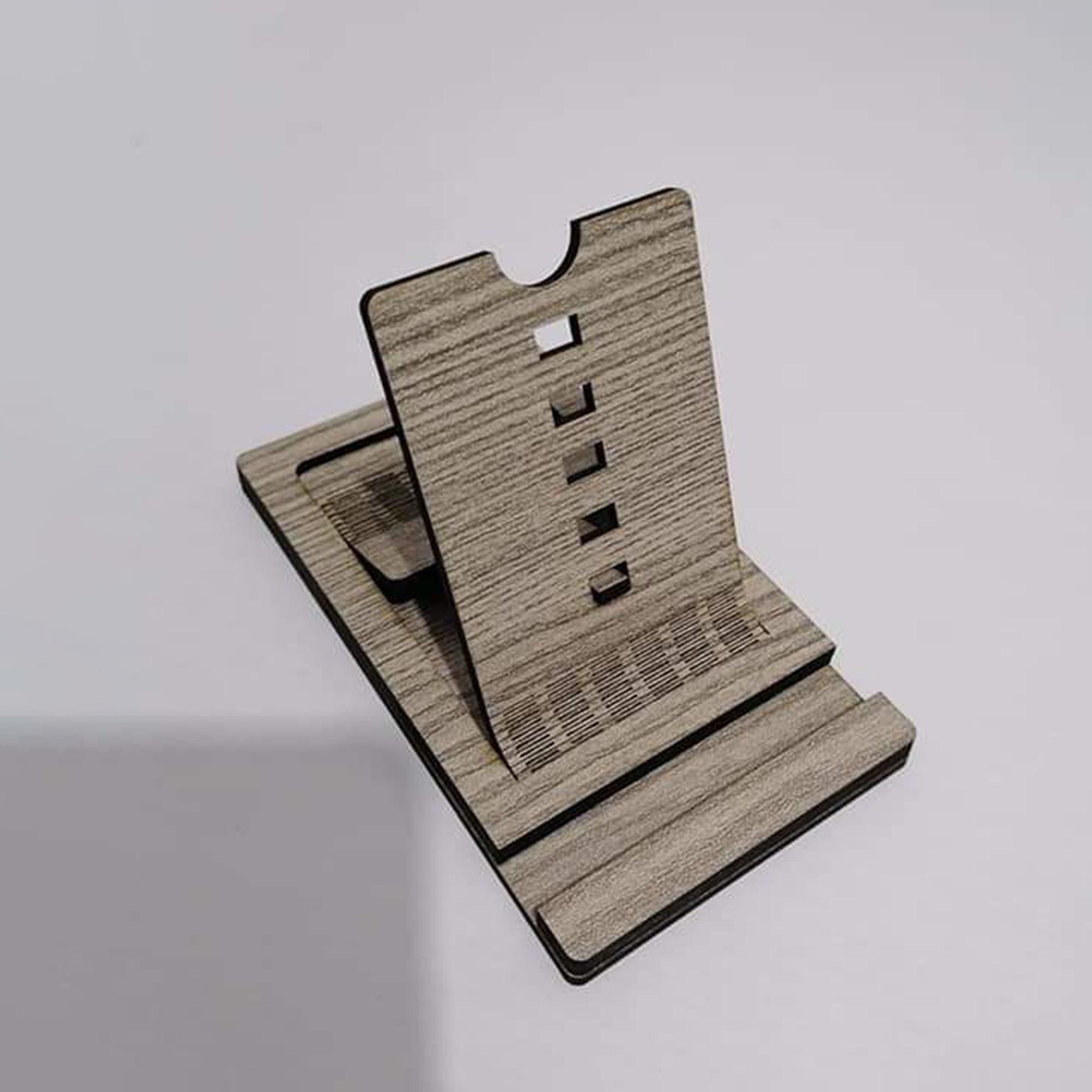Laser Cut Phone Stand Svg Template Glowforge Phone Stand Svg Cricut ...