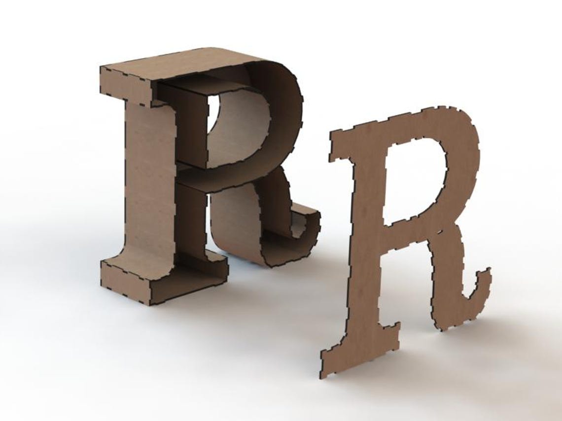 Letters Wooden Laser Cut, CNC Cutting, CNC Router, Vector Files ...