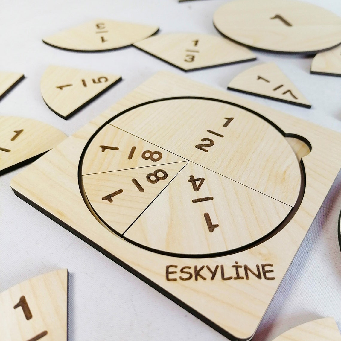 Montessori-inspired Fractional Discs | Understanding Fractions ...