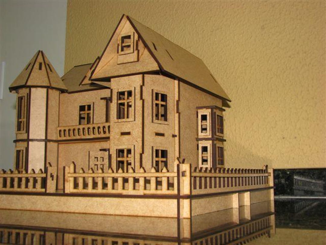 Sweethome Model Laser Cut House. House Laser Cut Templates. File for ...