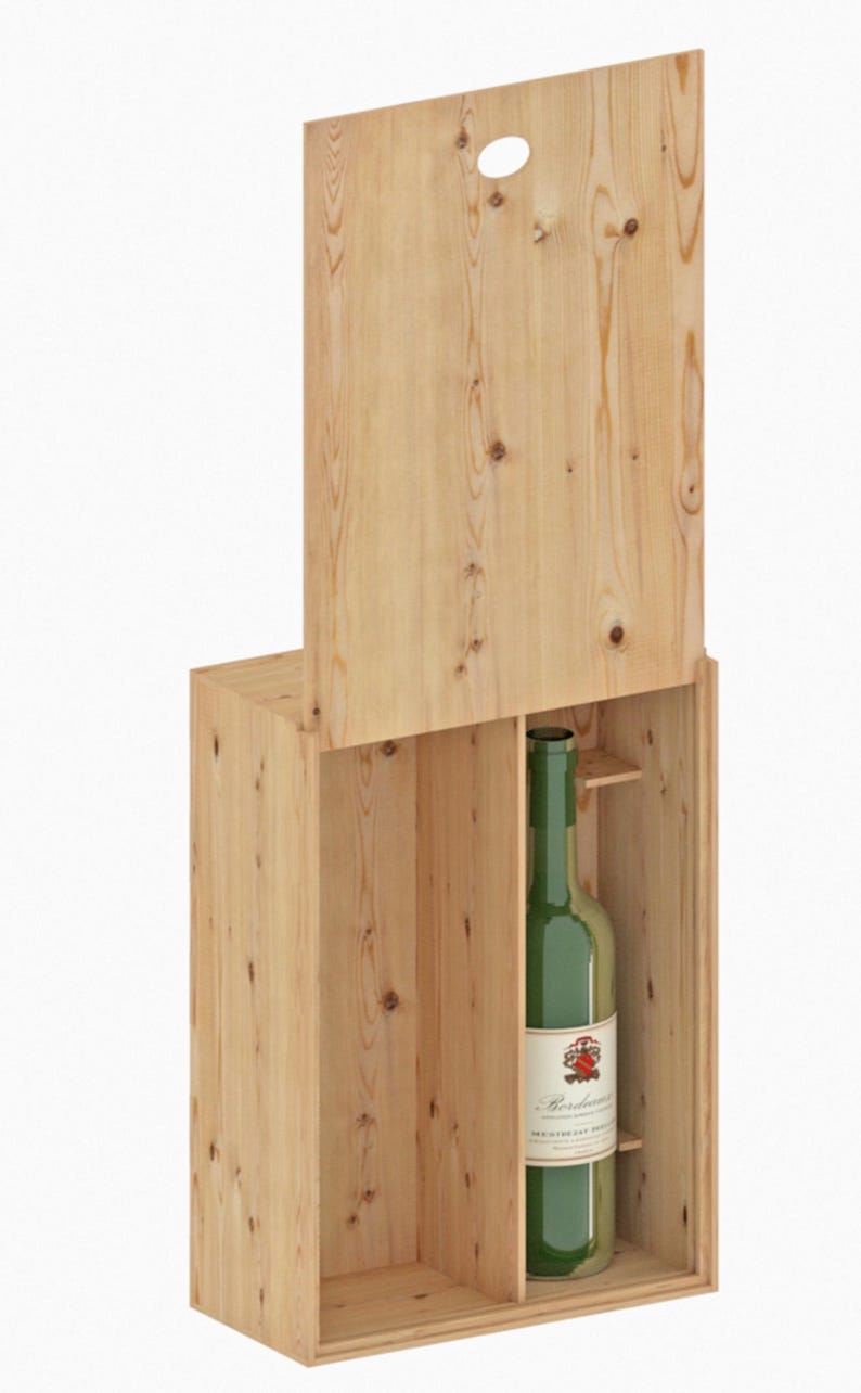 Wine Box Vector for CNC Svg Vector File, Vector Cut File, Cnc File, Cnc ...