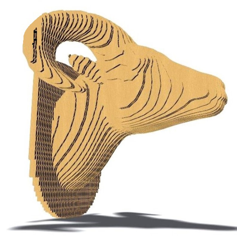 Animal Head Ram Laser Cut Files / Wall Art Decor / Heads Laser / Heads ...