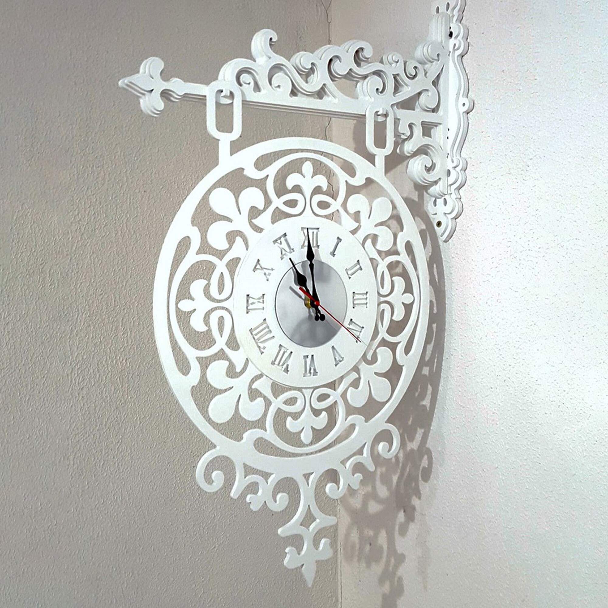 Decorative Wall Clock.laser Cut Files SVG, DXF, CDR, Vector Plans ...