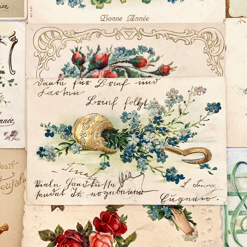 Early French Postcards - Etsy