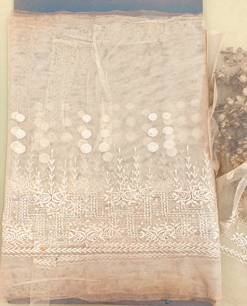 Custom Order Old Lace. French Antique Embroidered Lace and - Etsy