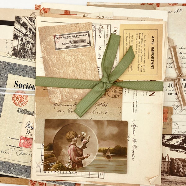 Junk Journal Ephemera - Etsy