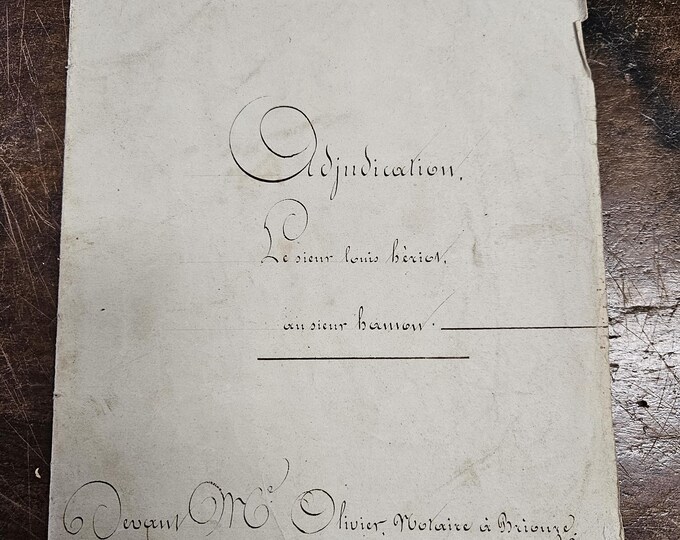 Antique French Handwritten Document From 1890. 11 Pages. 19th Century ...