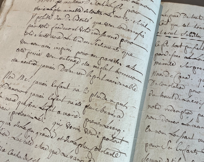 Antique French Handwritten Document From the 18th Century. 21 Pages ...
