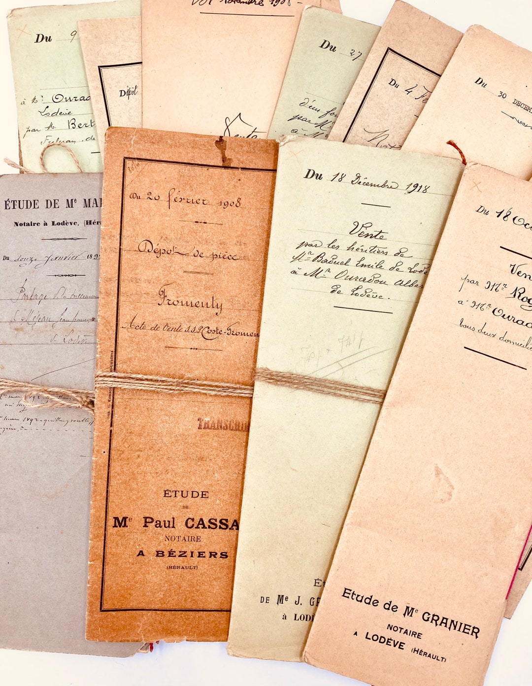 Antique French Hand Written Manuscript Notarial Act. Old - Etsy