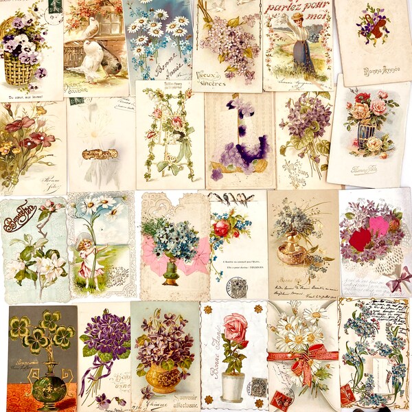 French Postcards - Etsy