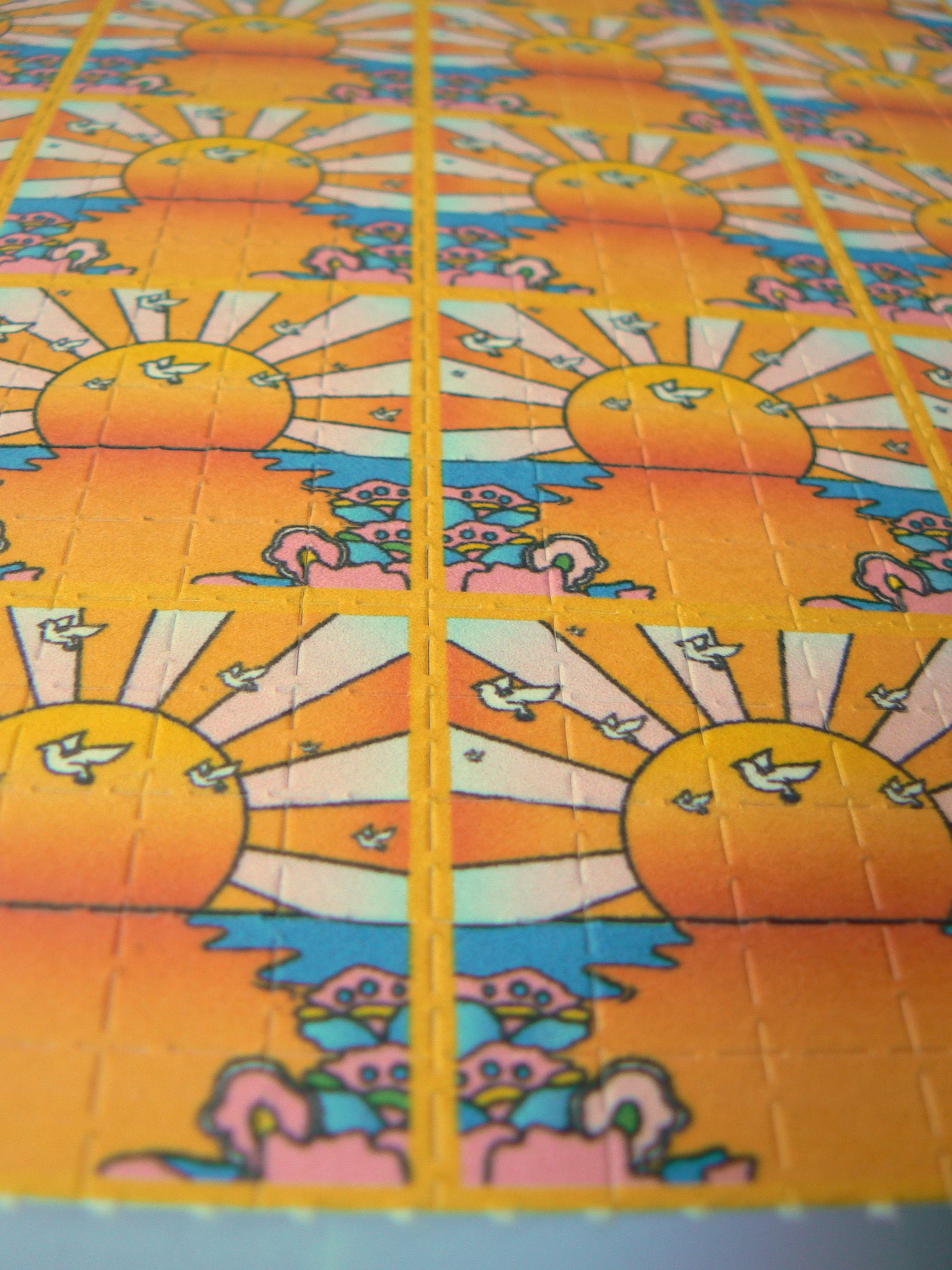 California Sunshine Blotter Art / 500 Blotters / 22.5cm X 18cm / 9mm ...