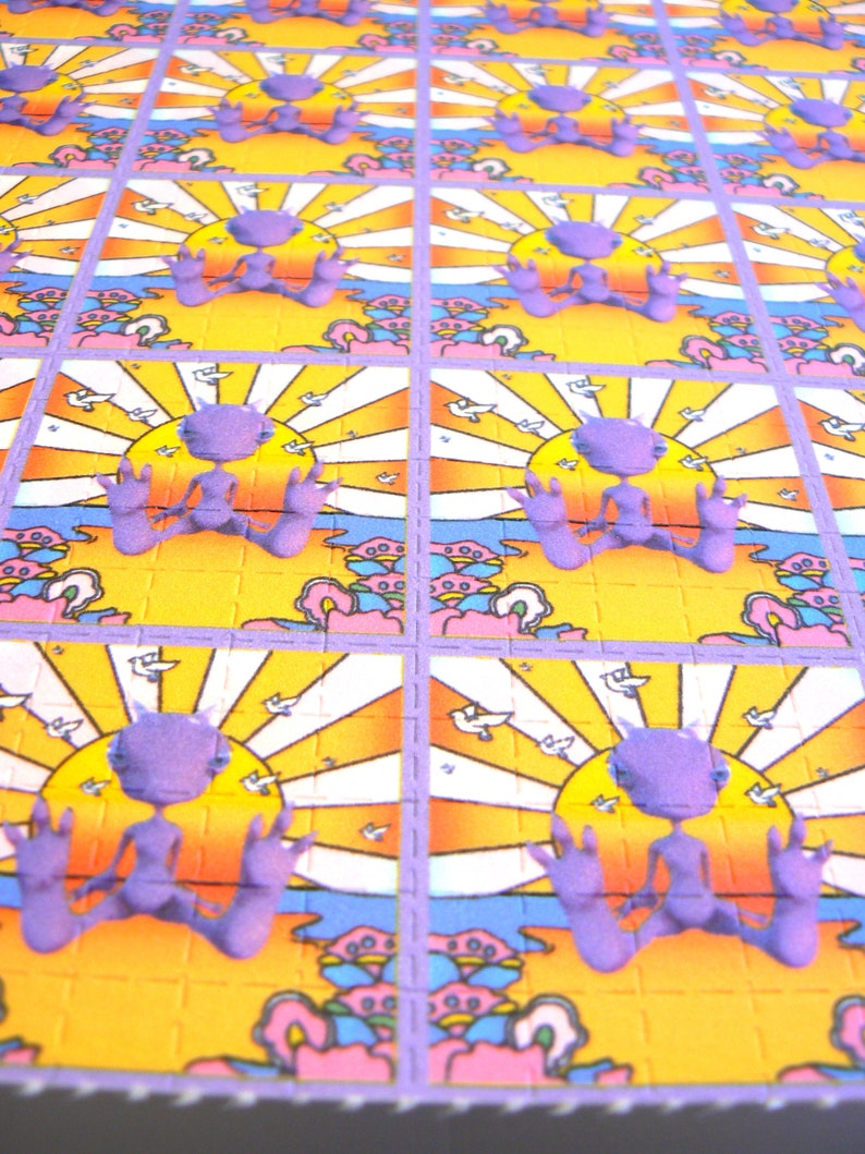 Alien Sunshine Blotter Art / 500 Buvards / 22.5cm X 18cm / 9mm Chaque ...