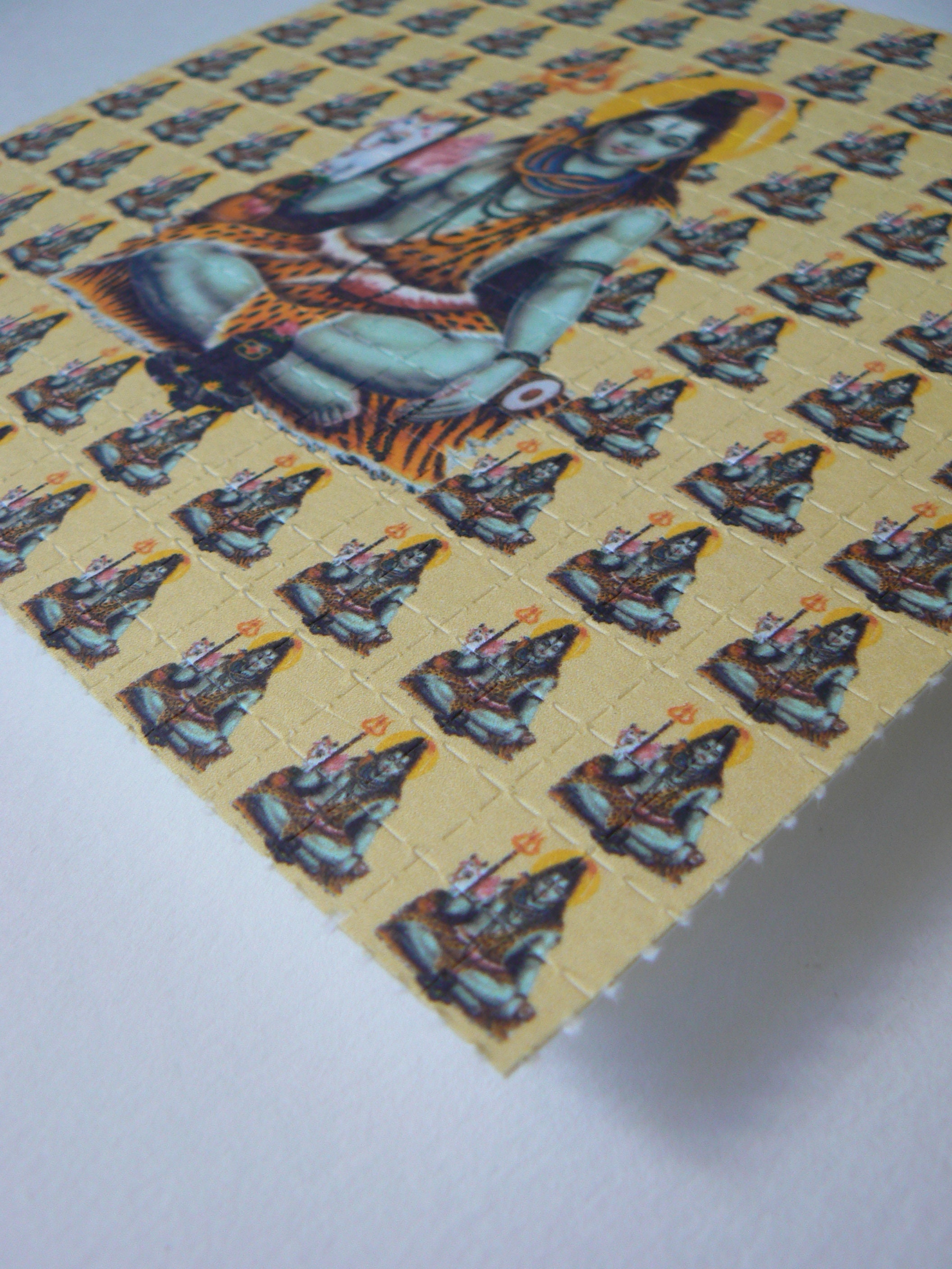 Shiva Blotter Art / 400 Hits / 18cm X 18cm / 9mm Each Square - Etsy