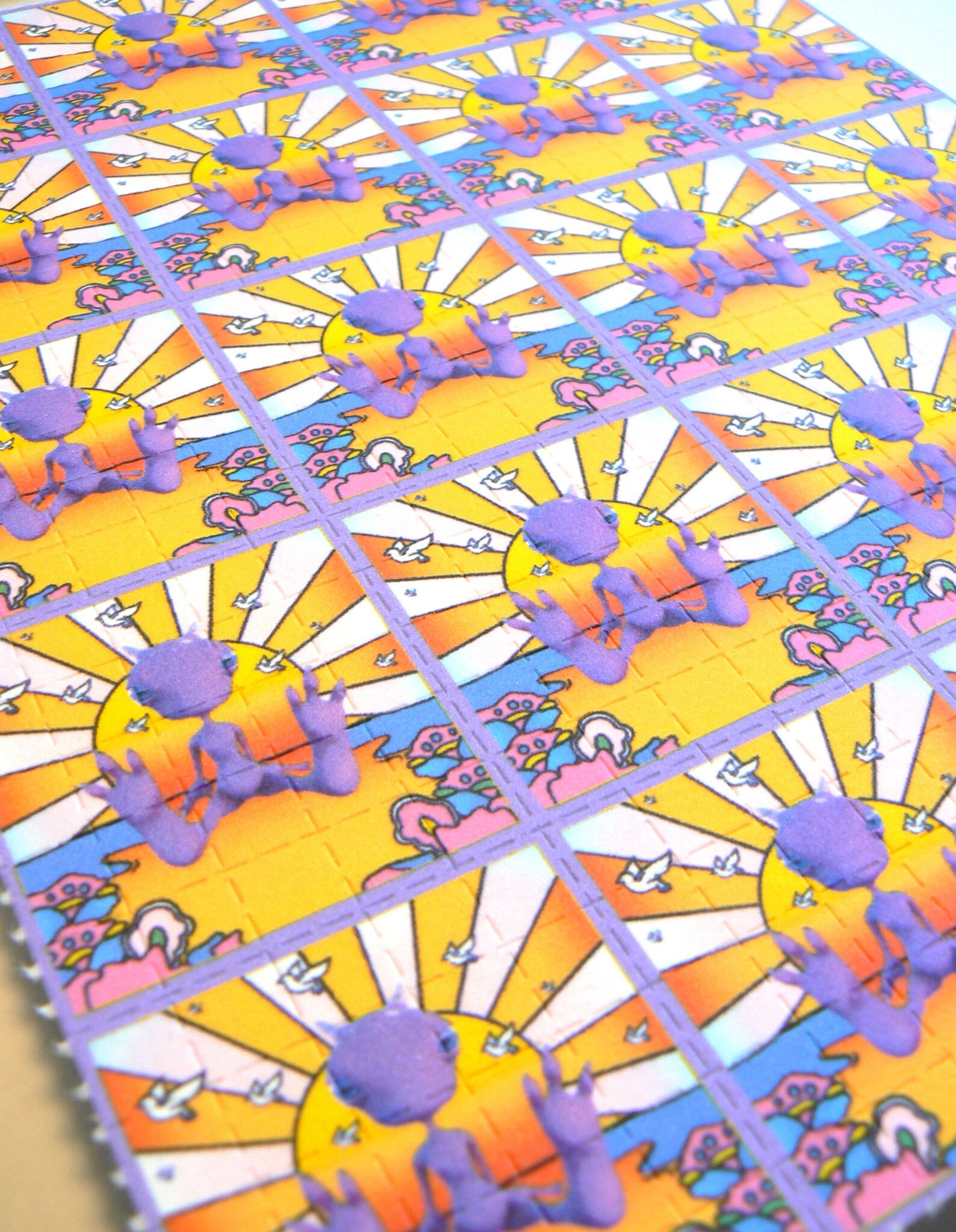 Alien Sunshine Blotter Art / 500 Buvards / 22.5cm X 18cm / 9mm Chaque ...