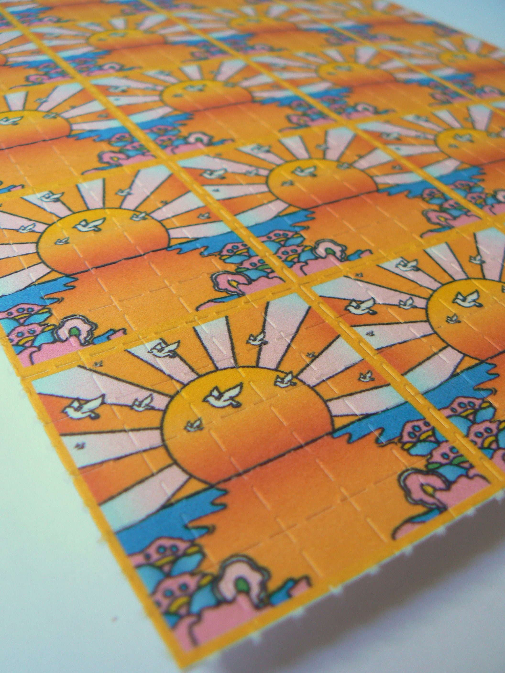 California Sunshine Blotter Art / 500 Blotters / 22.5cm X 18cm / 9mm ...