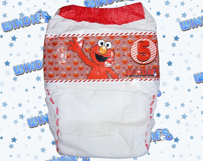 ABDL Custom Diaper Size S-L Elmo Design - Etsy