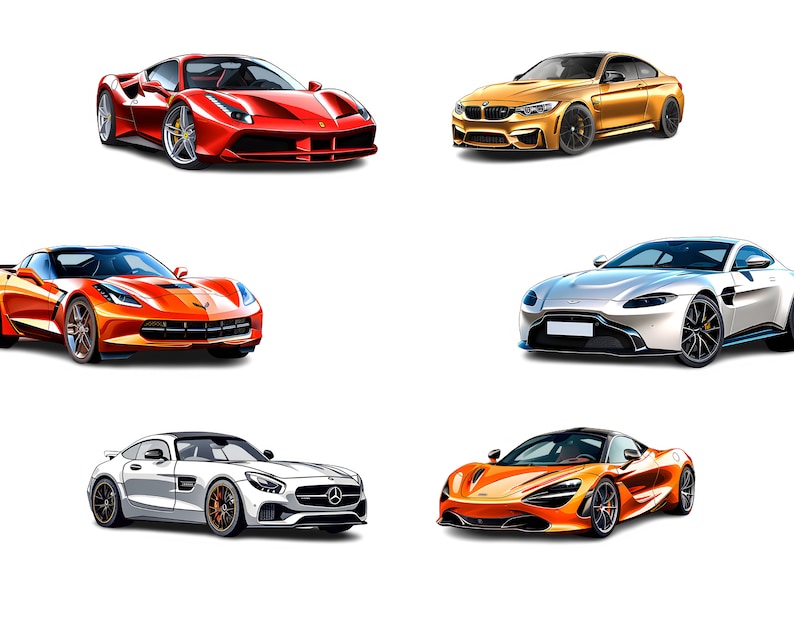 Sports Cars | PNG | Cliparts | Digital Images for Download Available ...