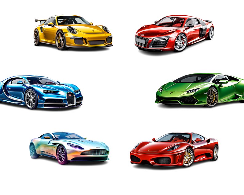 Sports Cars | PNG | Cliparts | Digital Images for Download Available ...