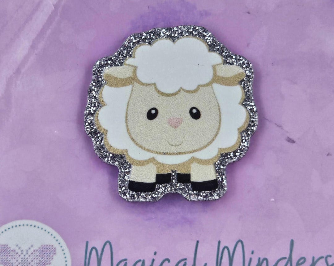 Sheep Sparkle Magnetic Needle Minder Needlework / Crossstitch ...