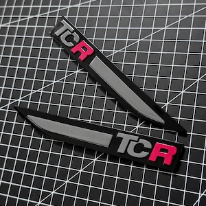VW Golf GTI TCR Side Emblem Left / Right for Golf 7 and Facelift - Etsy