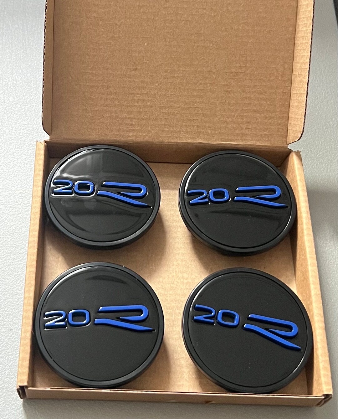 VW Golf 8 R 20 Years Edition Hub Cap Black / Ultramarine Blue - Etsy