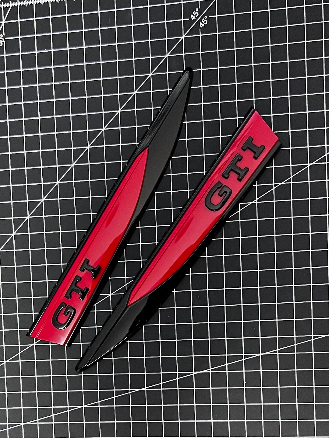 Vw Polo AW Gti Side Emblems Original VW Special Paint - Etsy