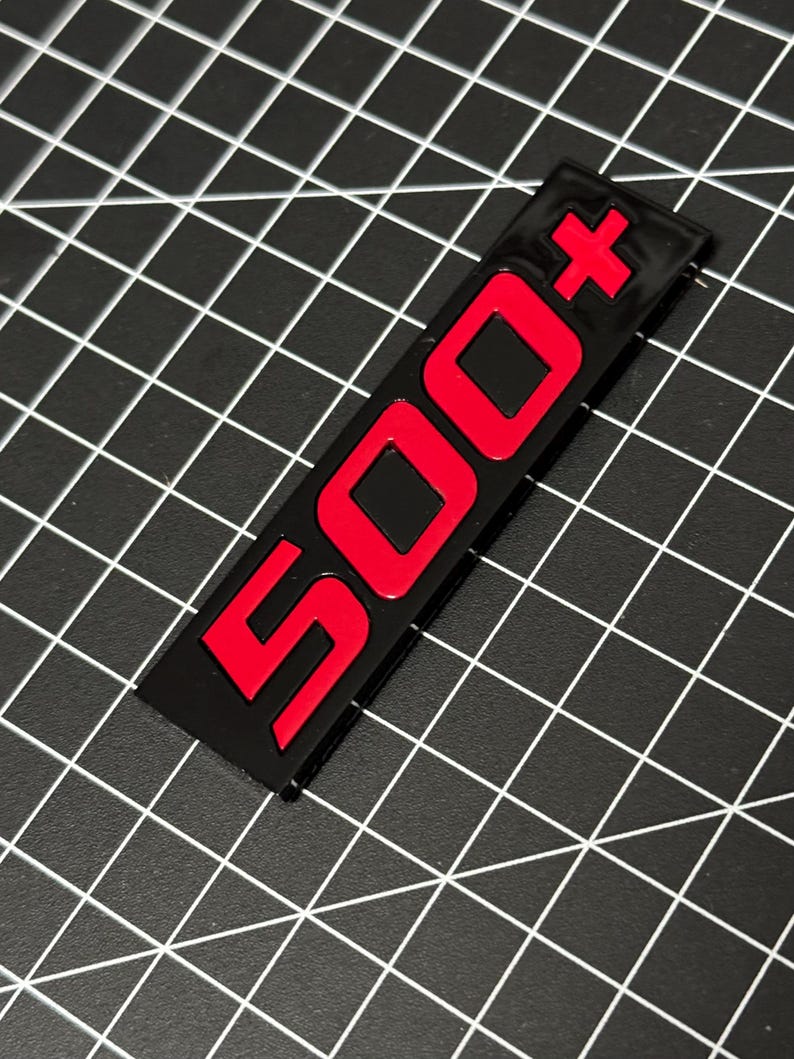 500+ Lettering, Logo, Emblem Two-tone Tornado Red / Piano Black - Etsy