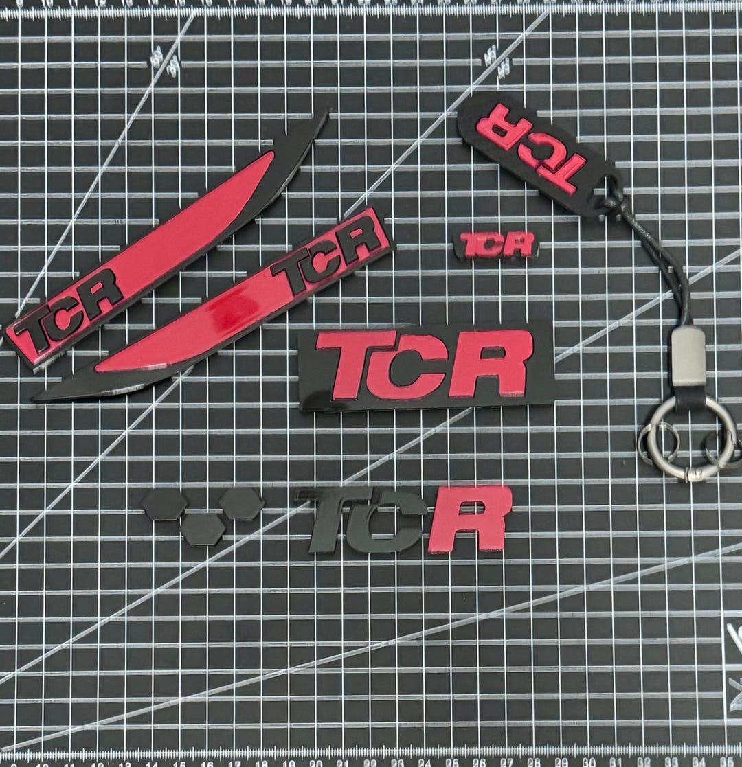 Golf 7 GTI Tcr Emblem, Logo Full Set - Etsy