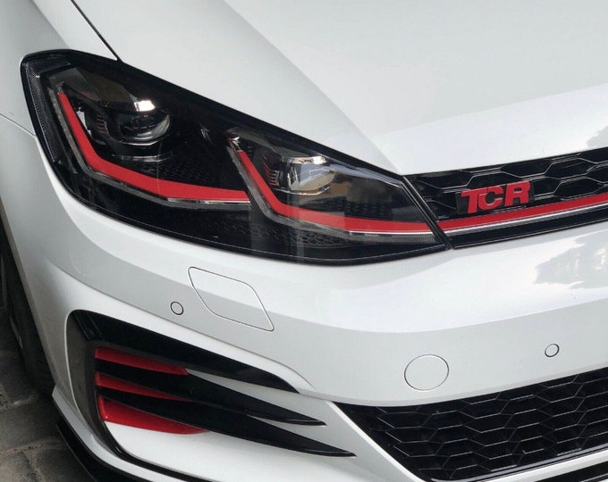 VW Golf Gti TCR Emblem, Logo for Radiator Grille in Tornado Red - Etsy
