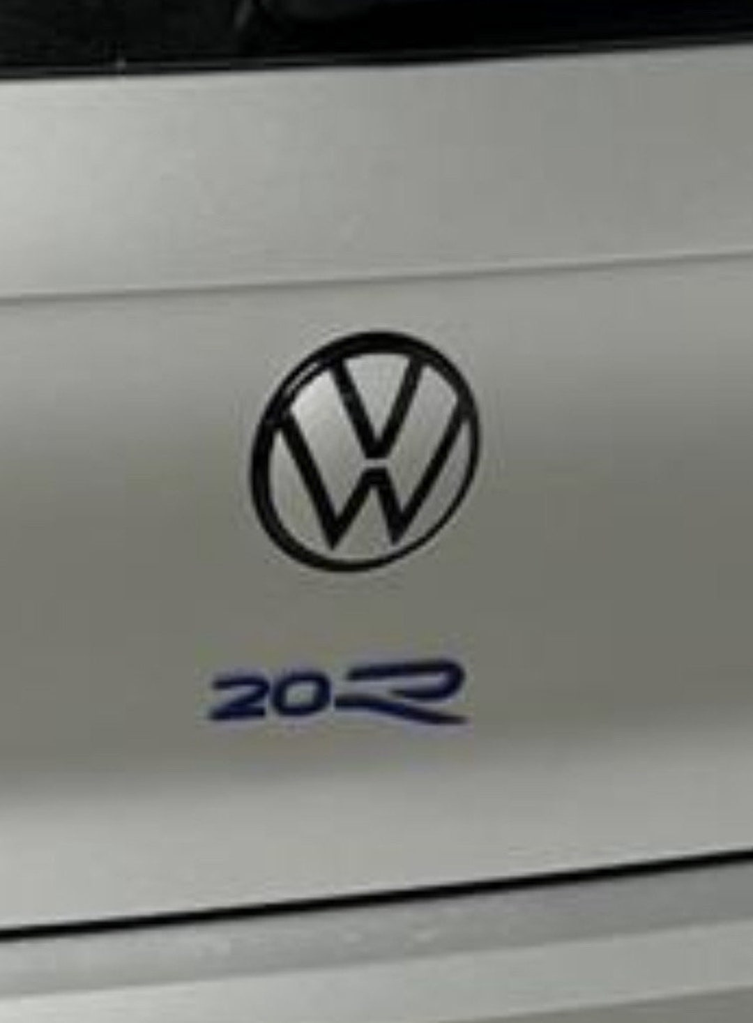 VW Golf 8 R 20 Years Edition Emblem, Logo in Ultramarine Blue - Etsy